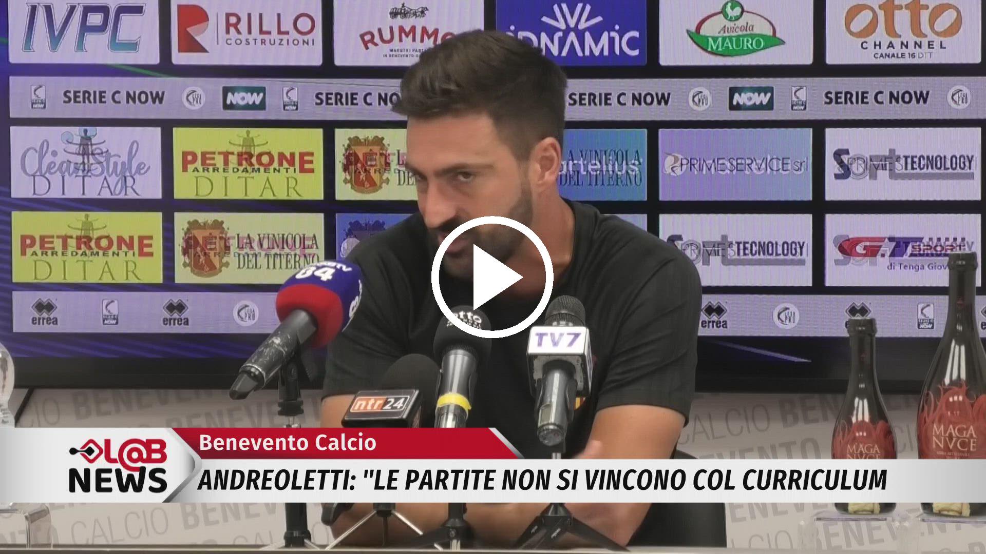 VIDEO - Le dichiarazioni di Matteo Andreoletti alla vigilia di Sorrento ...